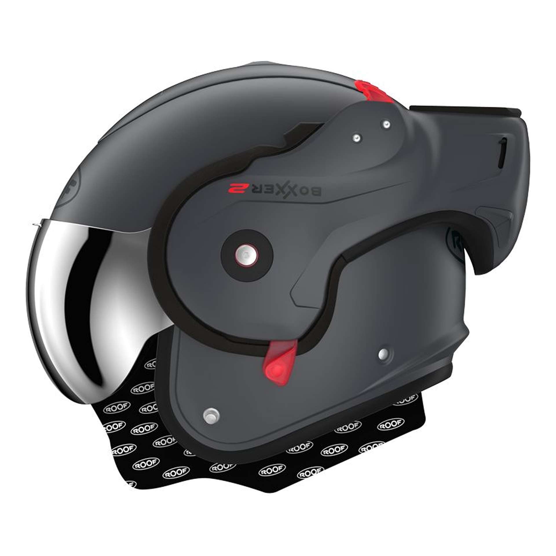 Casque modulable Roof Boxxer 2 Darkside Graphite mat - Casque modulable ...