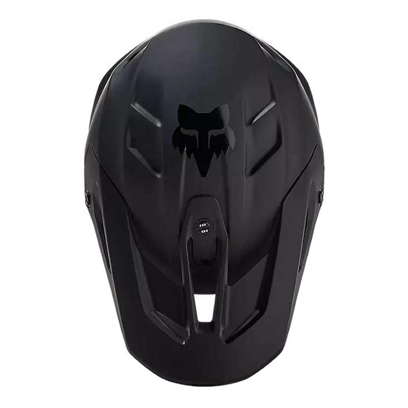 Casque cross Fox Racing V3 Solid matte black - Casque moto cross sur La ...