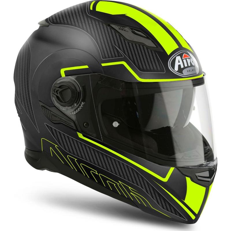 Casque intégral Airoh Movement S Faster jaune mat - Casque intégral sur ...