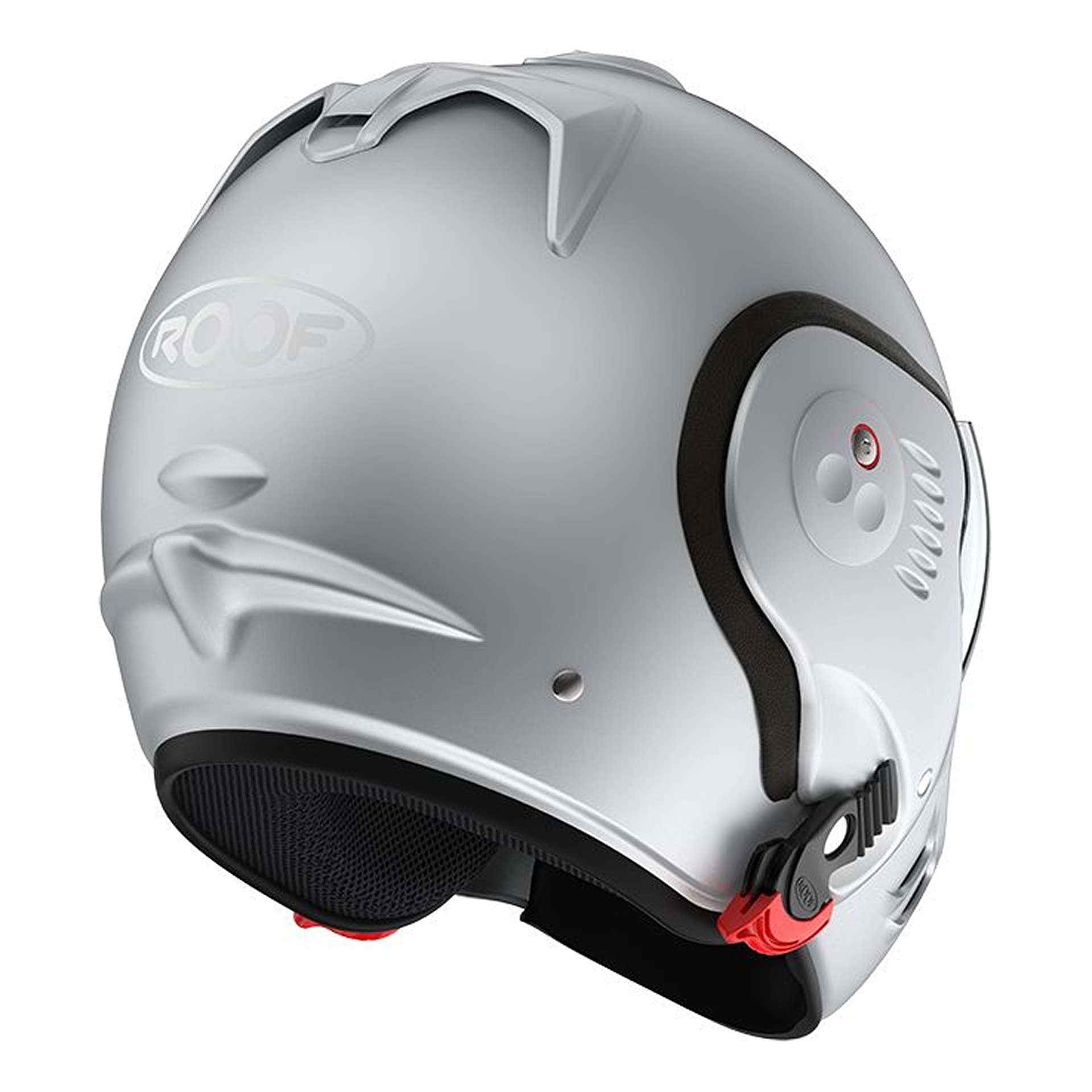 Casque modulable Roof Boxer Alpha silverwhite mat - Casque modulable ...