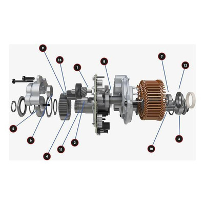 Roulement de moteur VAE n°3 Black Bearing Bosch Performance Line CX Gen ...