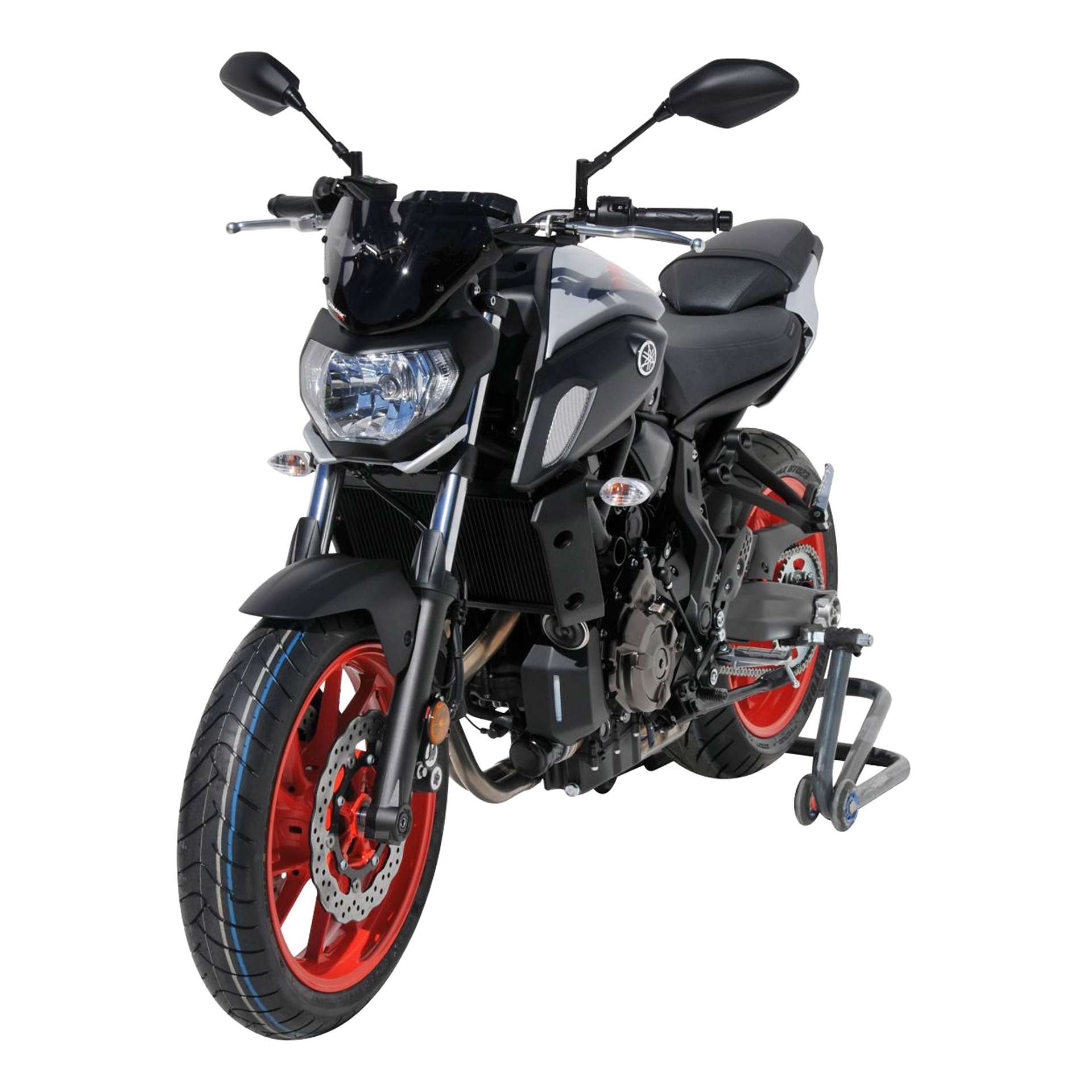 Saute-vent Ermax Hyperport 18 cm Yamaha MT-07 18-20 gris - Pièces Carénage sur La Bécanerie