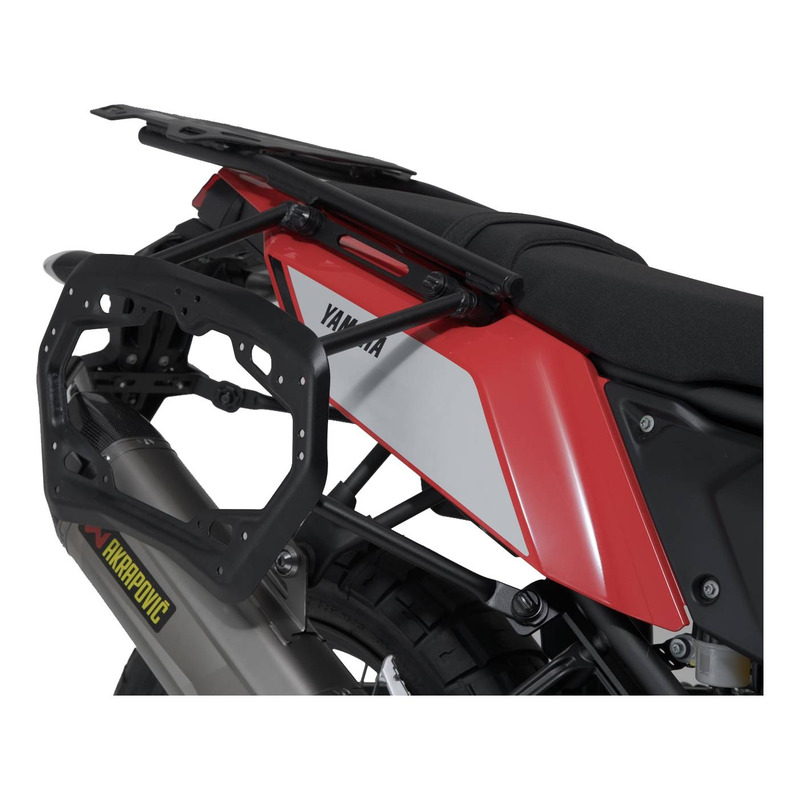 Sacoches latérales SW Motech Sysbag WP L 27-40 L noires support PRO ...