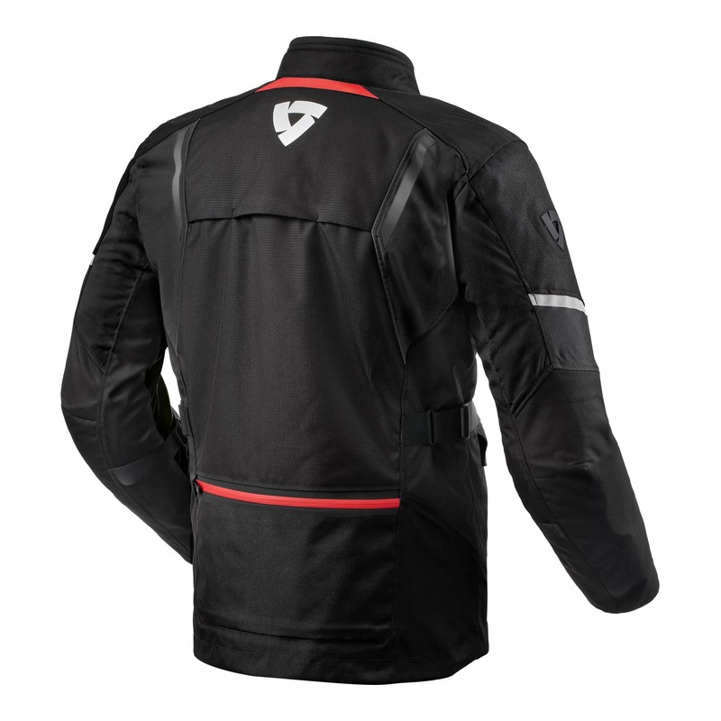 Veste textile Rev’it Move H2O noir - Équipement route sur La Bécanerie
