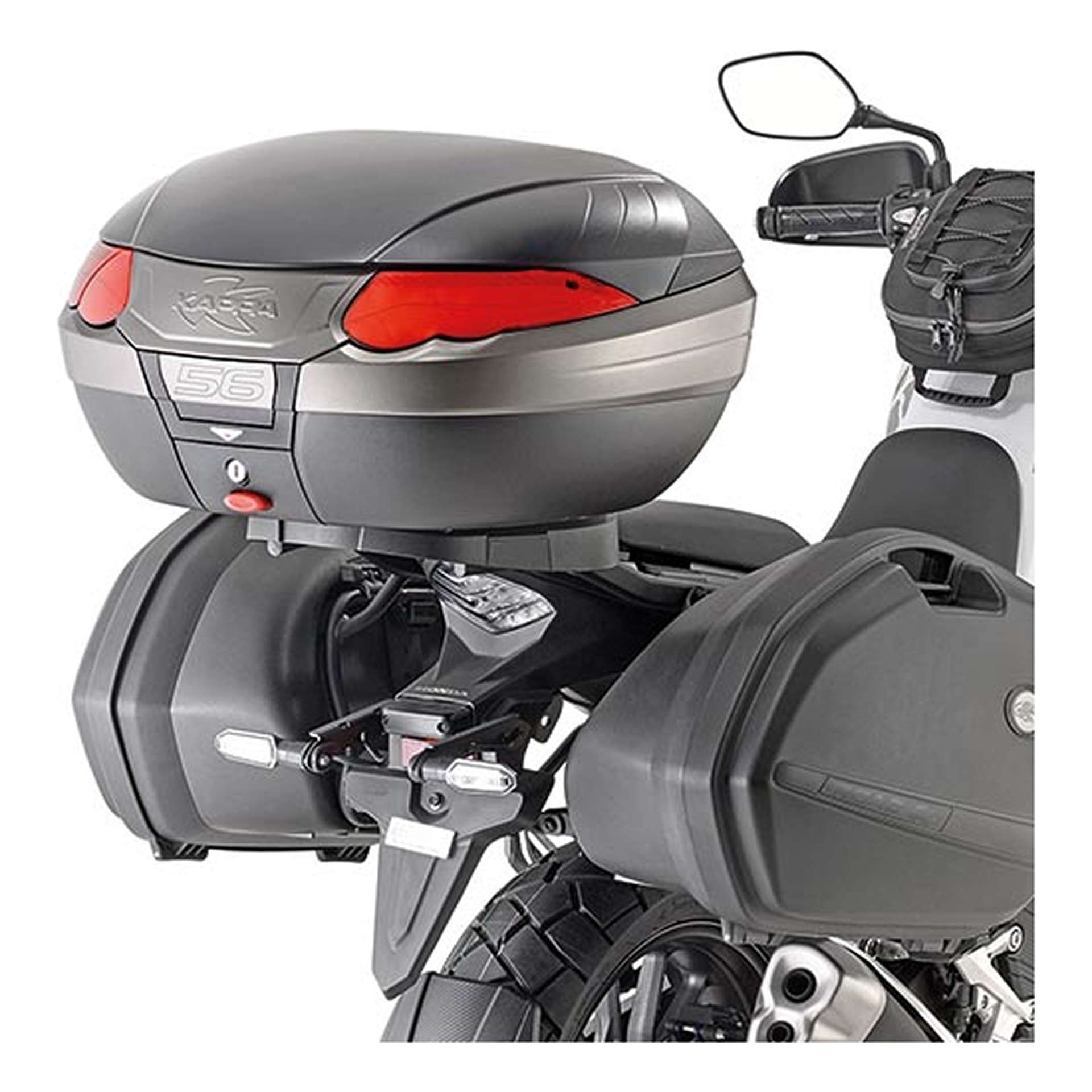 Kit fixation de valises Kappa Monokey Side K33 Honda CB 500 X 19-22 ...