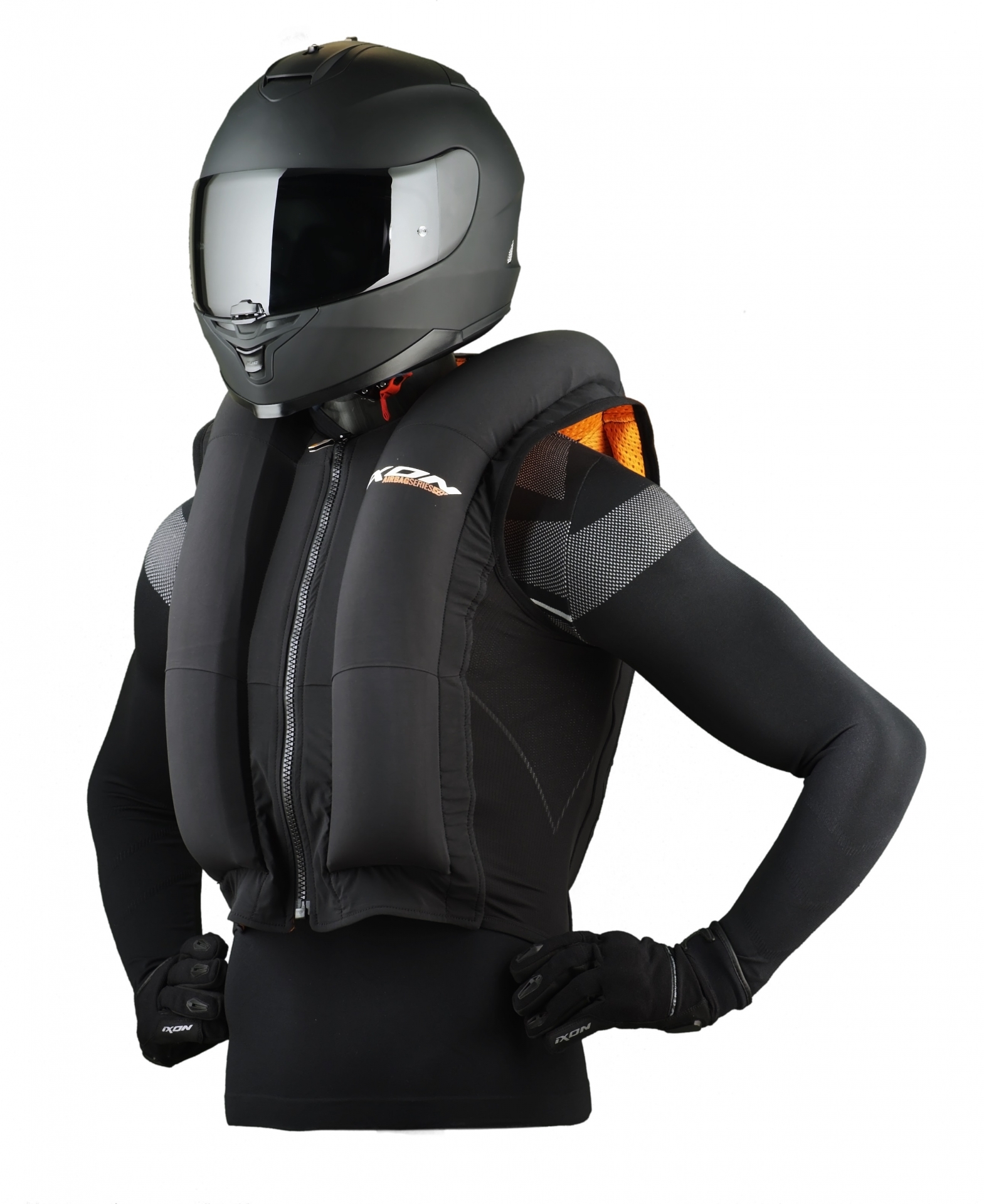 Airbag Ixon IX-Airbag U03 noir/orange - Équipement route sur Bécanerie