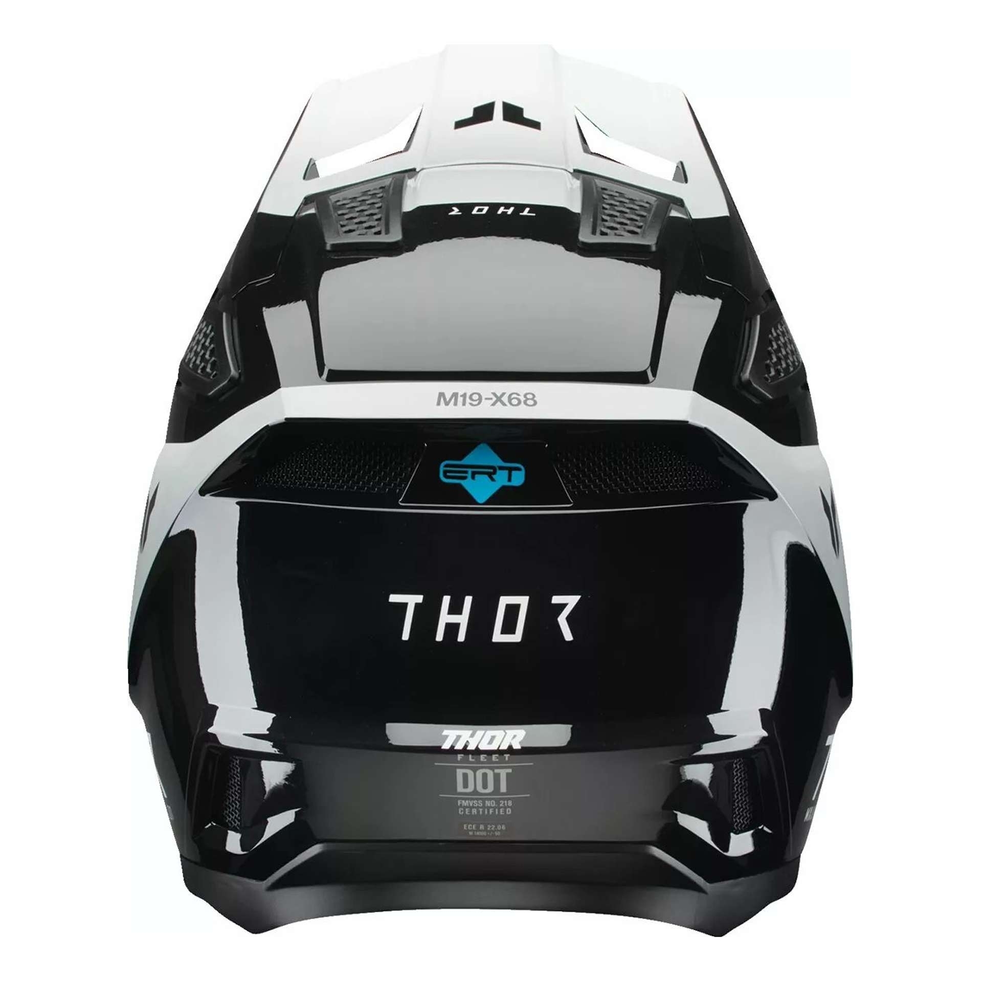 Casque cross Thor Fleet Storm black/white - Casque moto cross sur La ...