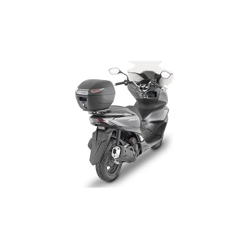 Top case Givi C30 Tech Monolock 30 Litres noir/argent catadioptres ...