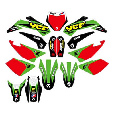 Kit déco YCF D'cor - Monster Energy Team - modèle Pilot 125/150cc 16-17 ...