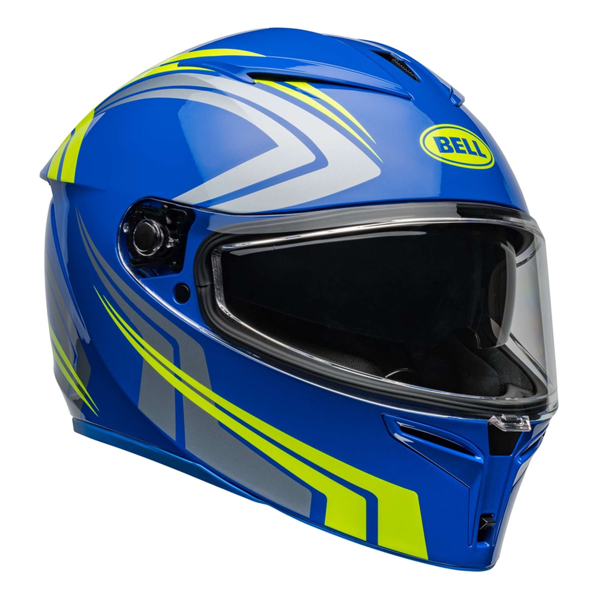 Casque intégral Bell Lithium Jetstream blue/retina - Casque intégral ...