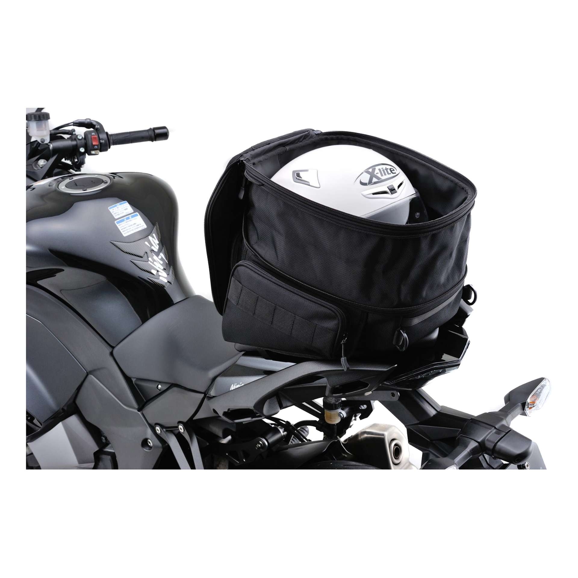 Sacoche de selle Daytona Henlybegins DH-731 7 à 12L noir - Pièces Bagagerie sur La Bécanerie