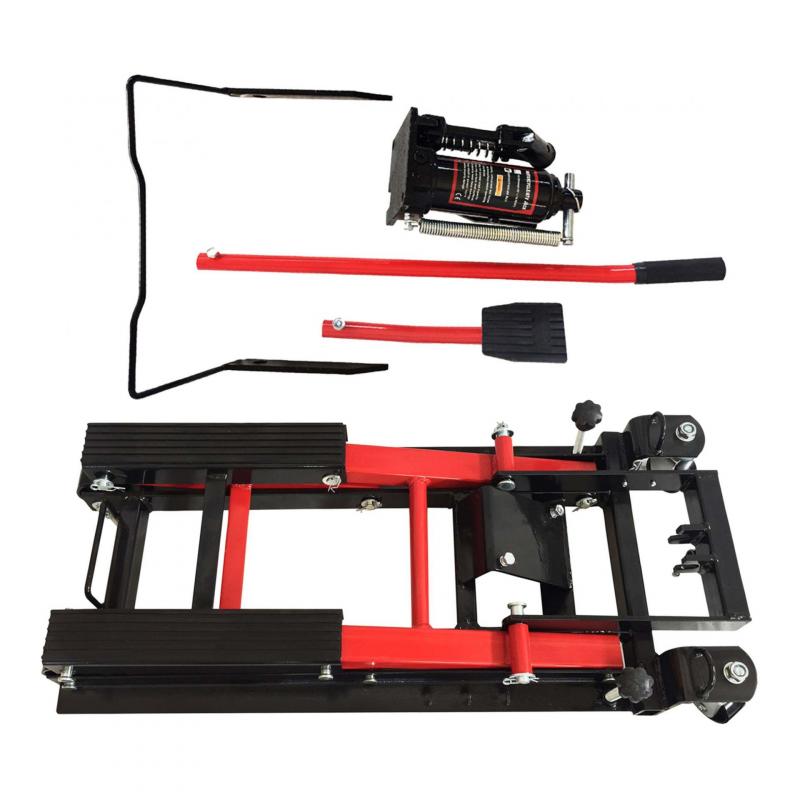 Lève moto/quad hydraulique sur roulettes - Atelier & Stand sur La Bécanerie