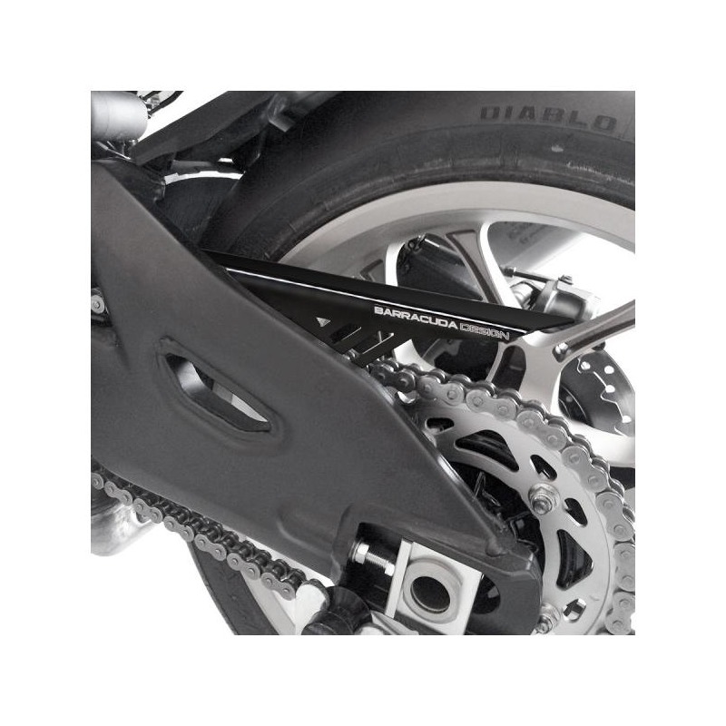 Protège chaîne Barracuda aluminium noir Yamaha MT-10 16-20 - Pièces ...