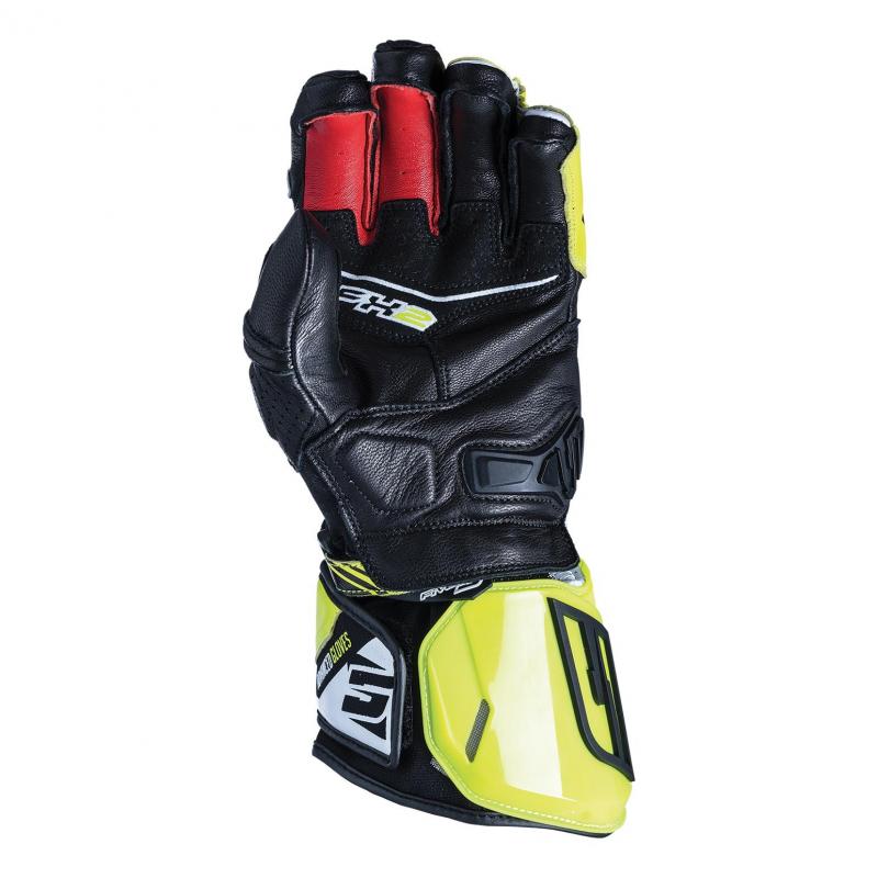 Gants Five RFX2 jaune fluo - Équipement route sur La Bécanerie