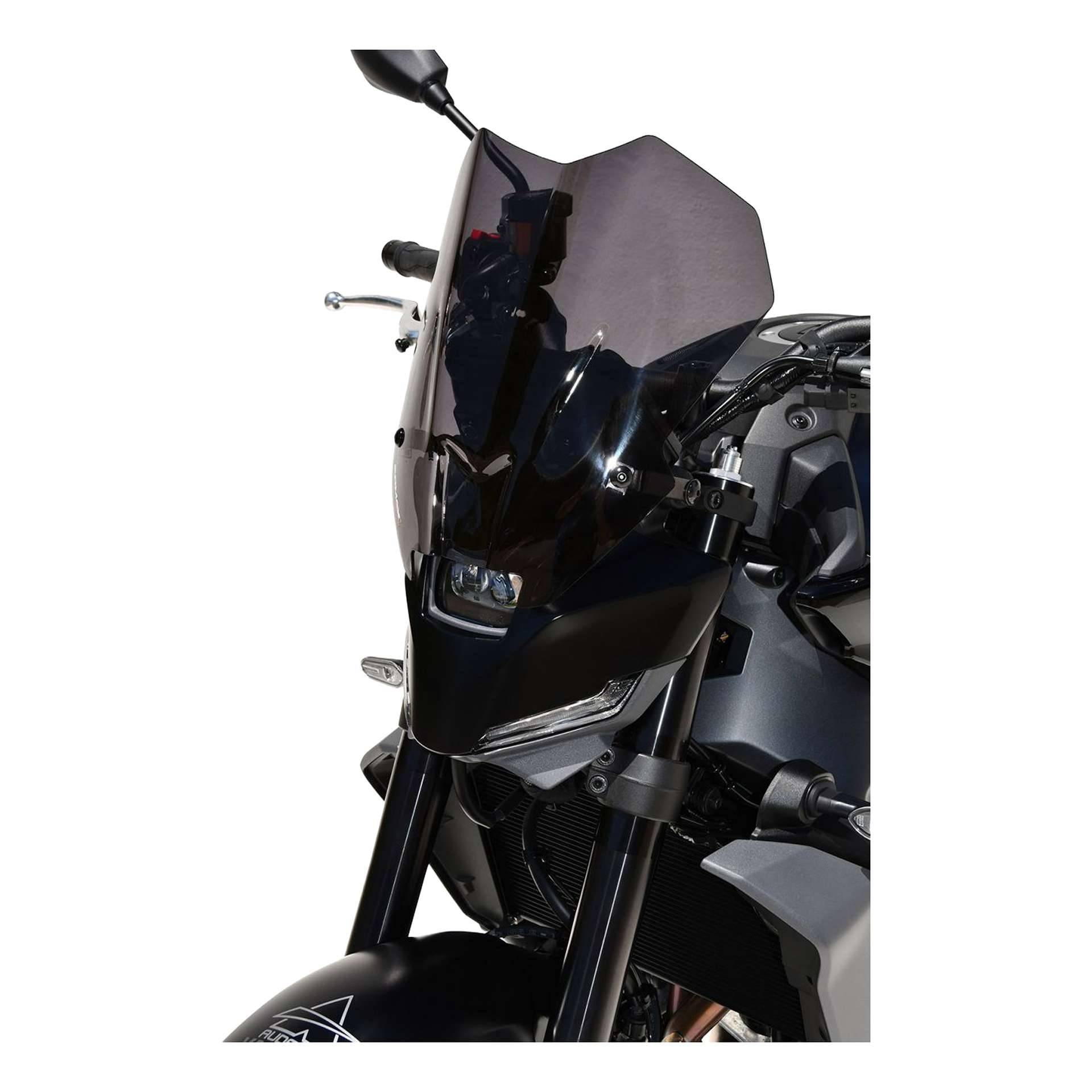 Saute-vent Ermax 30 cm Yamaha MT-09 24-25 noir foncé opaque - Pièces Carénage sur La Bécanerie