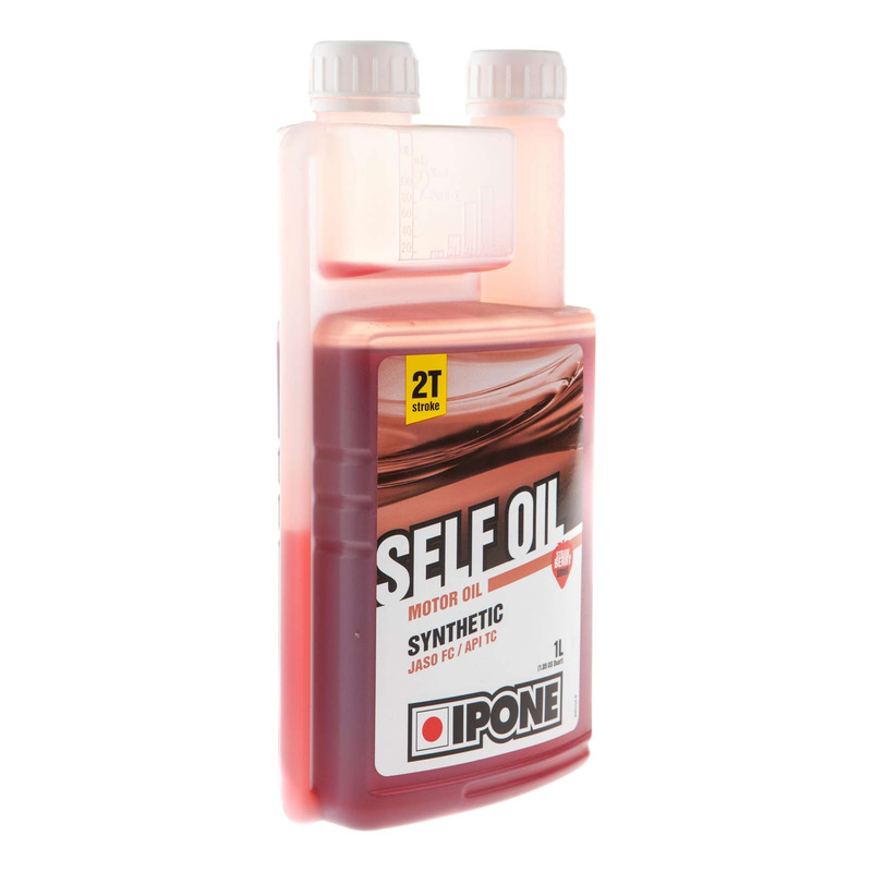 Huile moteur 2T Ipone Self Oil Fraise 1l - Lubrifiant sur La Bécanerie