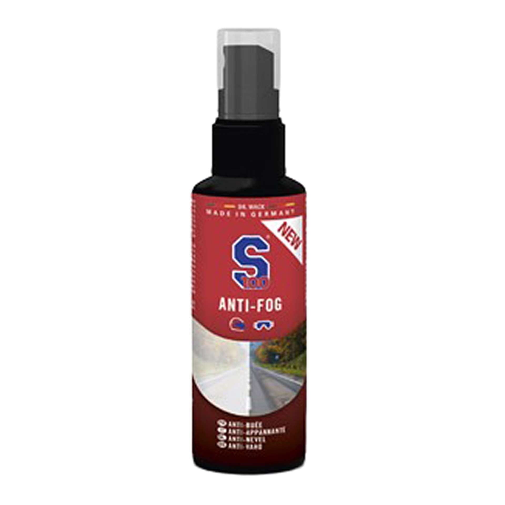 Spray anti-buée S100 100 ml avec microfibre - Accessoires casques sur ...