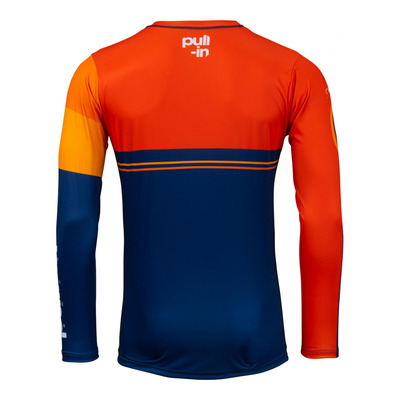 Gants cross Pull-in Race navy/orange/rouge - Équipement Cross sur La ...