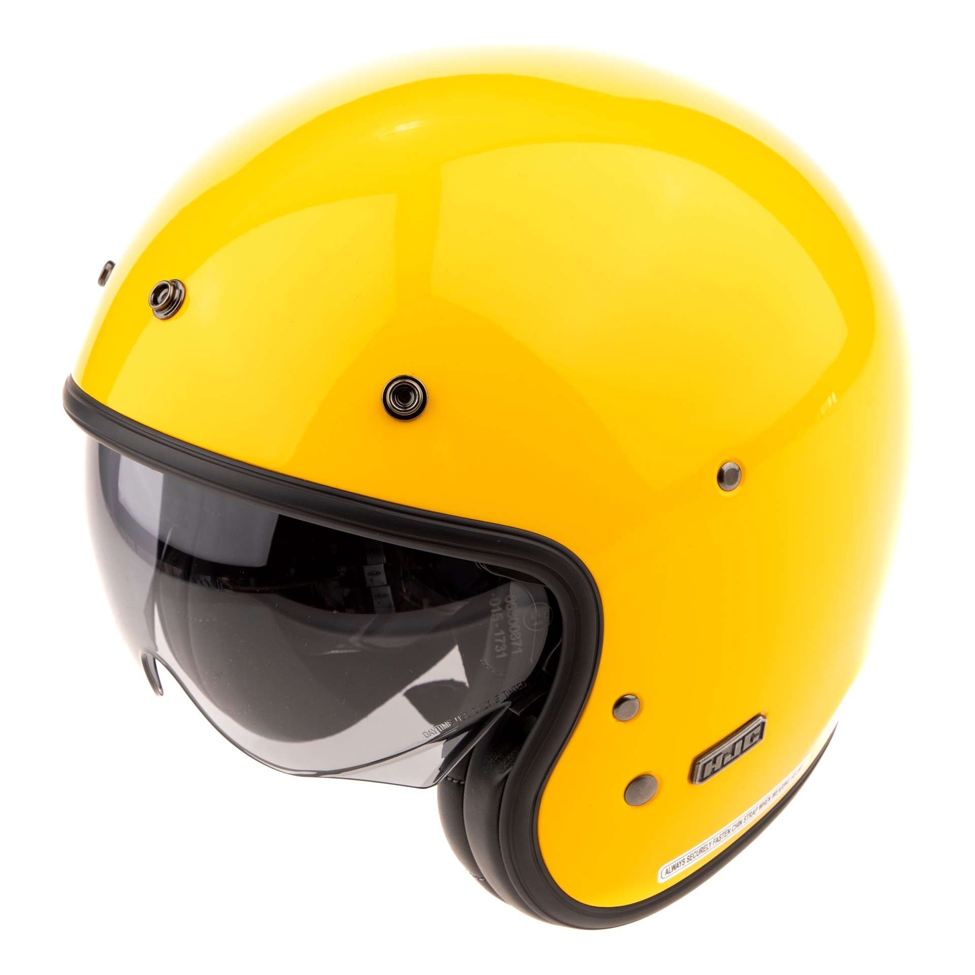 Casque jet HJC V31 Deep Yellow jaune - Casque jet sur La Bécanerie