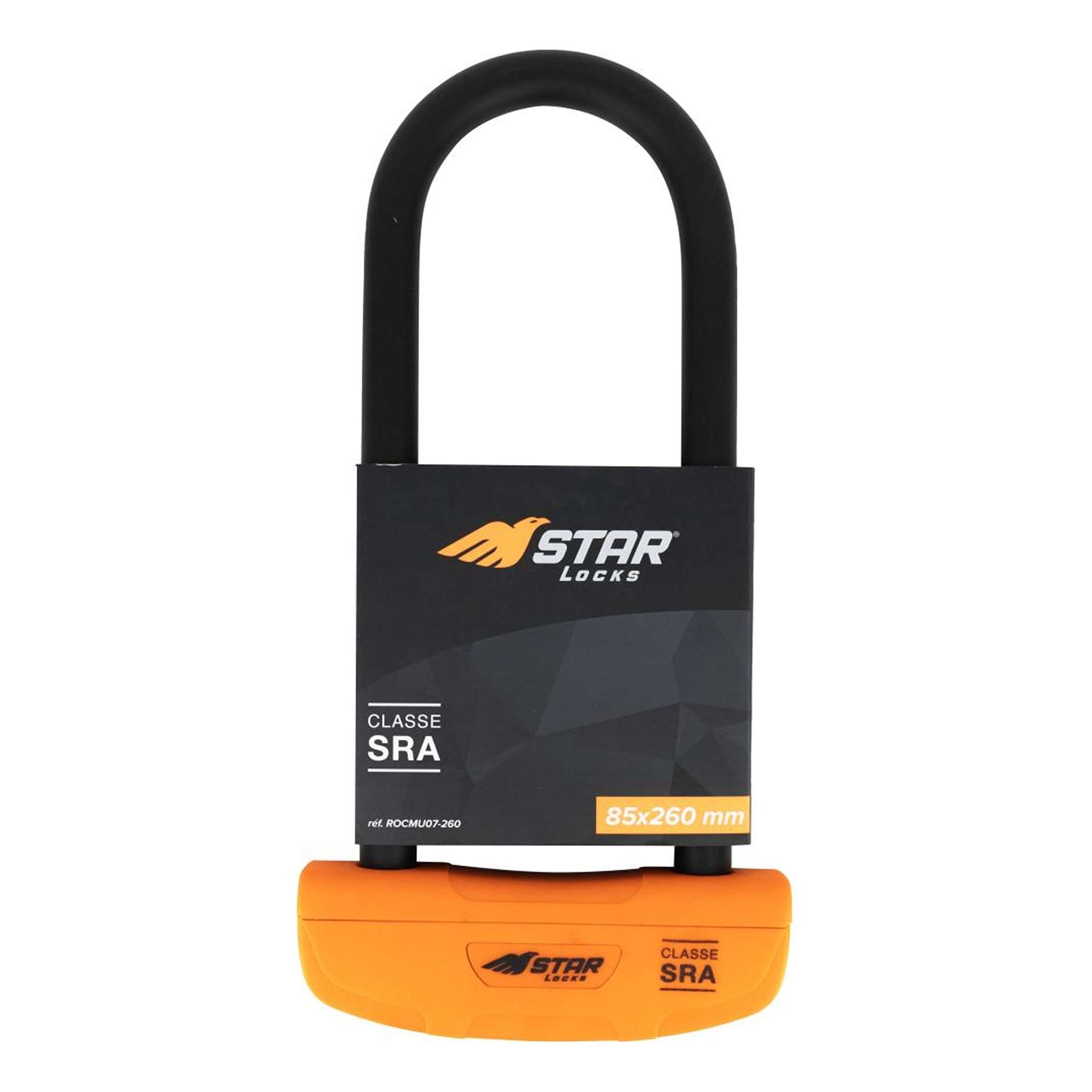 Antivol U SRA Star Locks 85 X 260 mm - Accessoire & Stand sur La Bécanerie