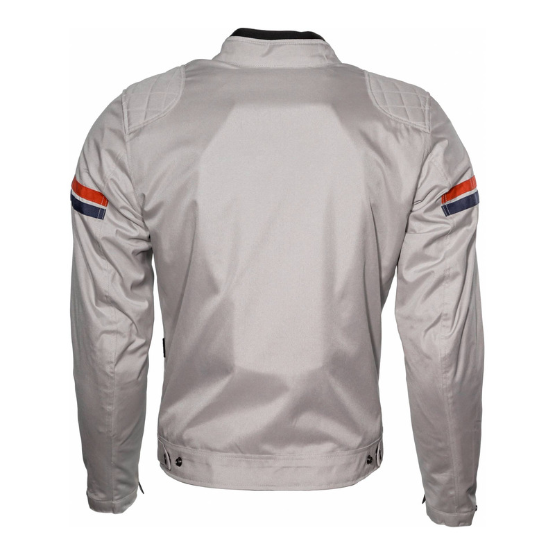 Blouson textile Helstons Chevy argent/rouge/bleu - Équipement route sur ...