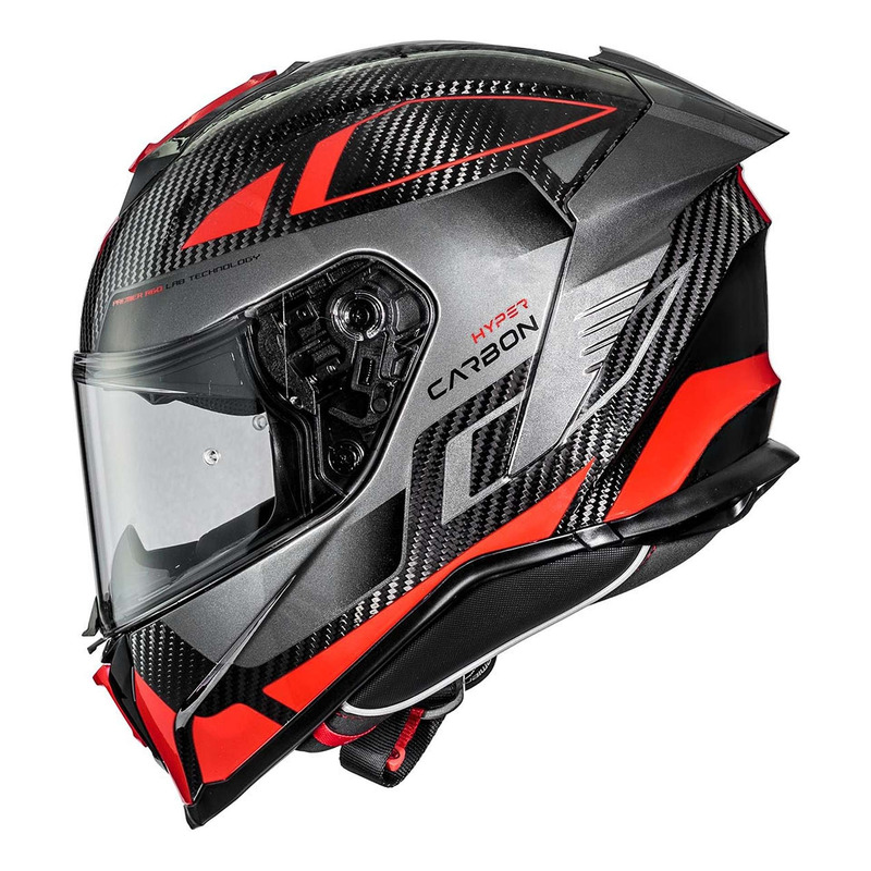 Casque intégral Premier Hyper Carbon TK2 carbone/rouge - Casque ...