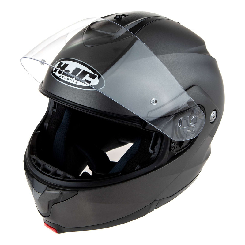 Casque modulable HJC C91N Semi Flat Titanium - Casque modulable sur La ...