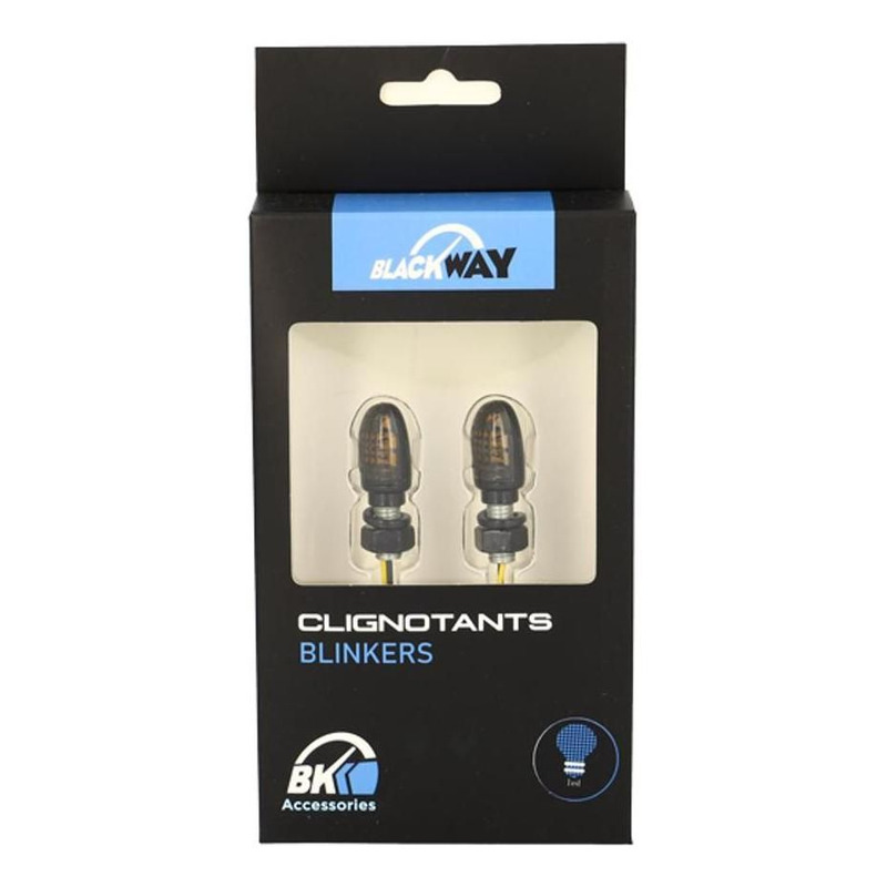 Clignotant Blackway bios led noir - Pièces Electrique sur La Bécanerie